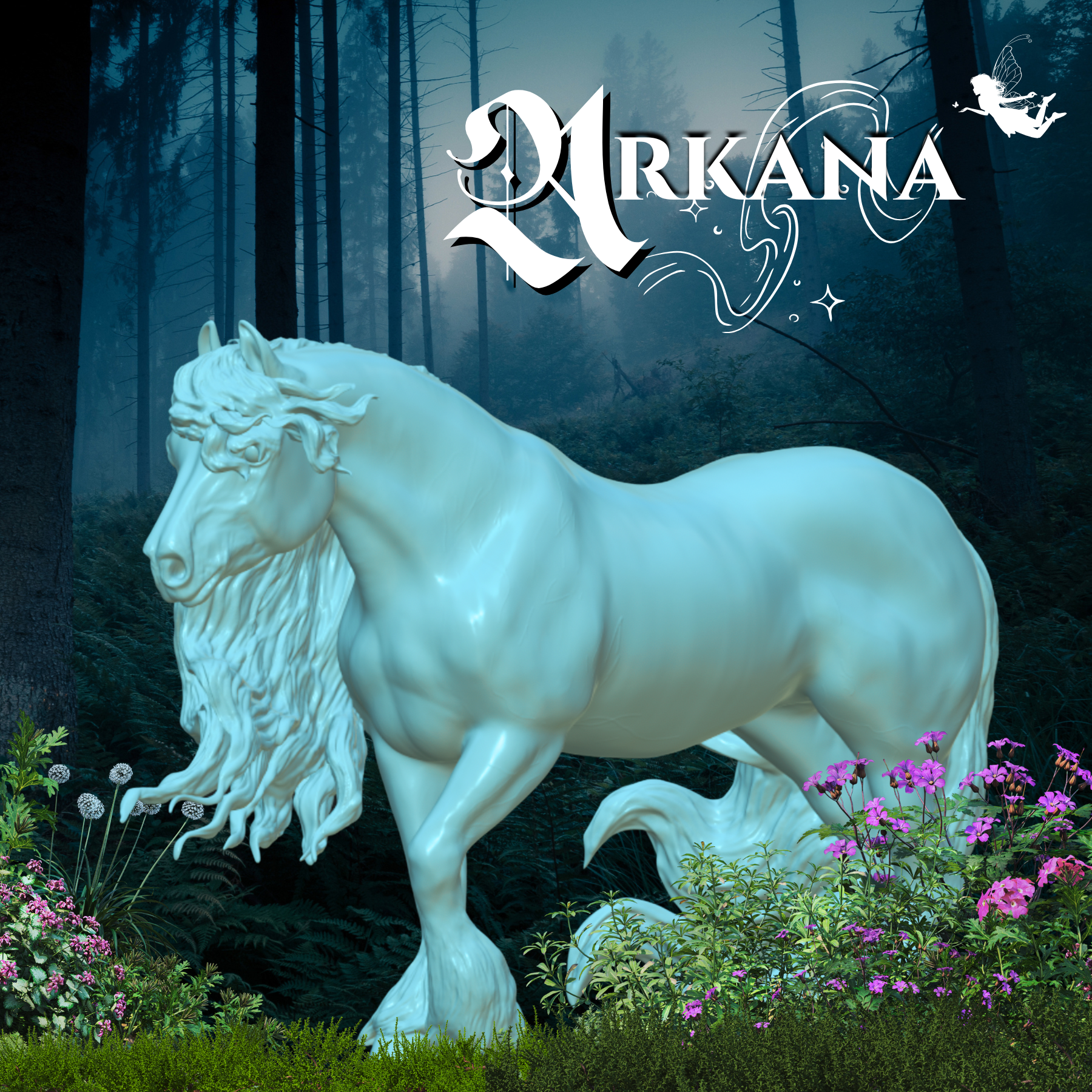 Kaltblut Stute "Arkana" von Aislinn Brender Ford / Limitierte Stückzah ...